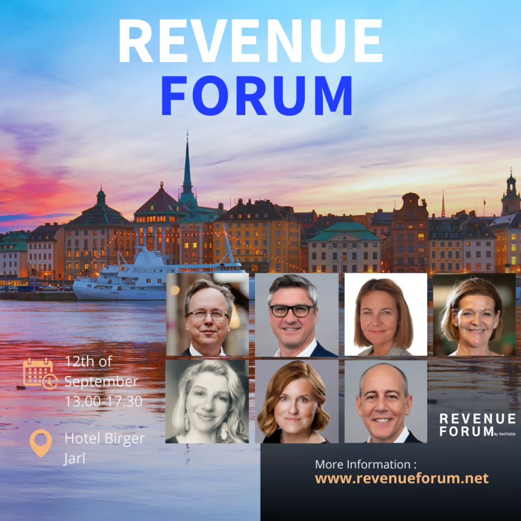 Revenue Forum Seminar Stockholm - Revenue Forum
